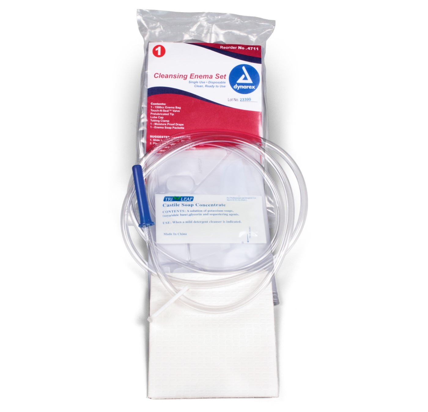 Cleansing Enema Set w/ Castile Soap, 1500mL, 1/each